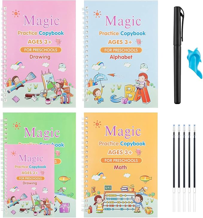 Big Version Magic Practice Copybook for Kids, YOOVEE 10.5‘’×7.3 ...