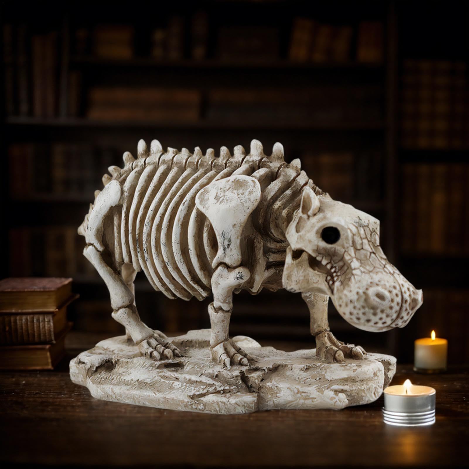 Mua Hippo Skeleton Decors, Spooky Animal Skeletons, Halloween Bone ...