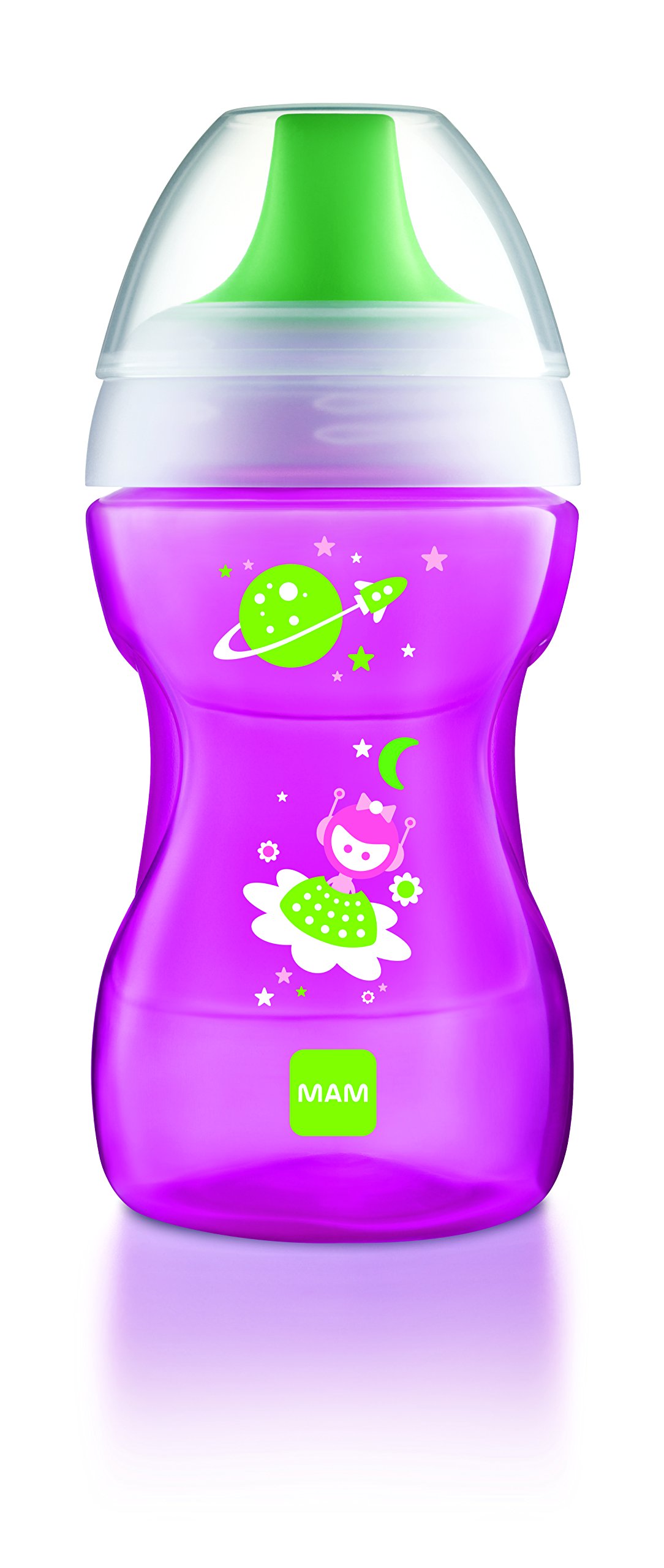 Amazon.com : MAM Learn to Drink Cup, Girl, 6.5 Ounces : Sippy Cups : Baby
