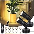 2 Pack Spot Lights Indoor, 15W Up lights Indoor with 8° to 60° Zoomable ...