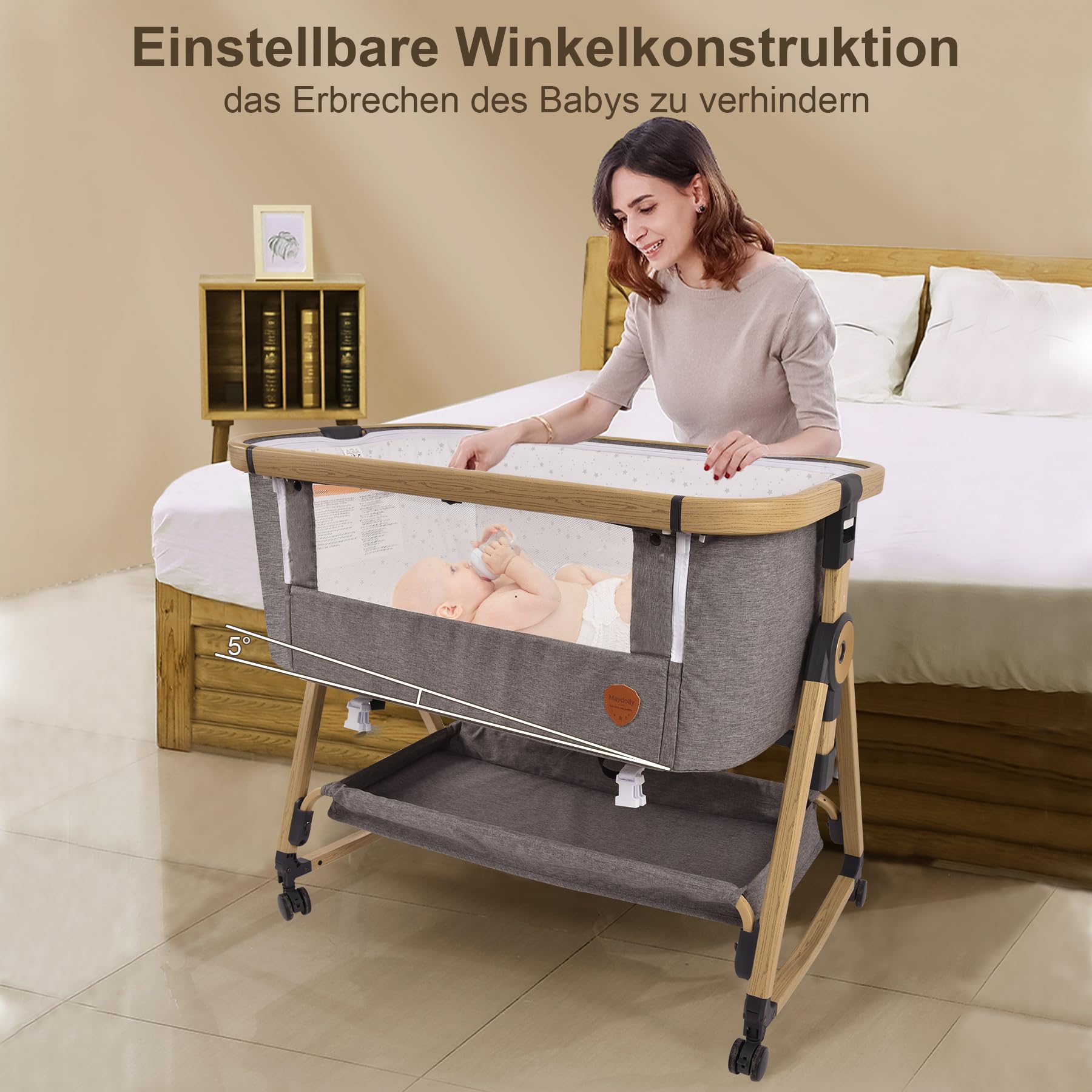 Beistellbett Baby Mit Rollen