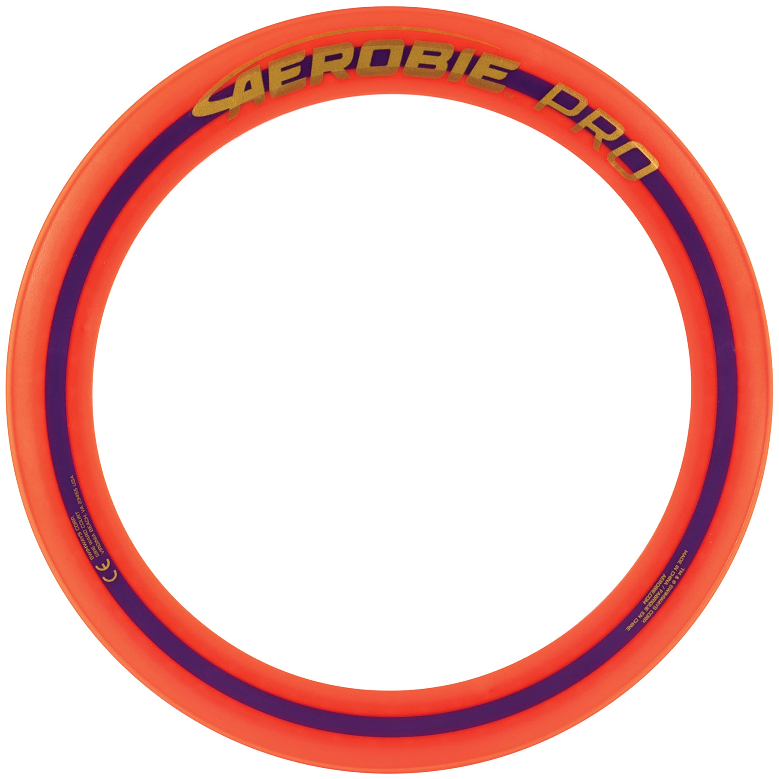Aerobie Pro Ring Outdoor Flying Disc, 14 inches, Orange | Pricepulse