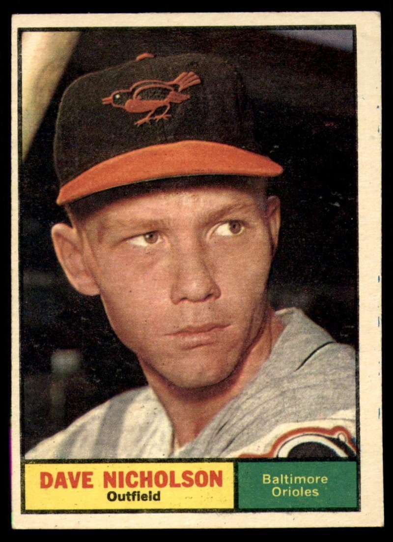 Amazon.com: Baseball MLB 1961 Topps #182 Dave Nicholson EX Excellent RC ...