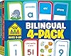 School Zone Preschool Spanish Bilingual 4-Pack Flash Cards: 224 Cards ...