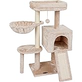 Amazon.com : Docal Cat Tree Cat Tower for Indoor Cats with sisal Covered Cat Scratching Posts ...