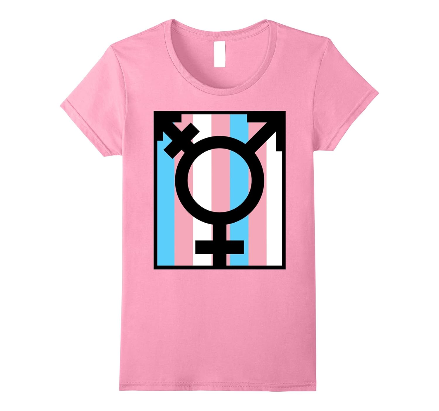 Transgender Pride Shirt ” Symbol and Flag ” Clothing-4LVS – 4loveshirt