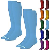 Columbia Blue Softball Socks