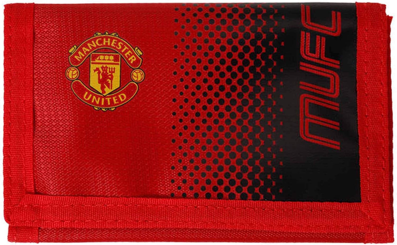 Official Manchester United Money Wallet With Velcro: Amazon.co.uk ...