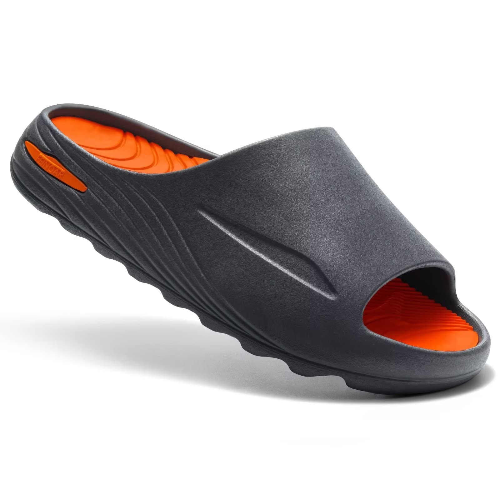 FEINOAR Men's Basketball Slides Soft-tech Sandals with Arch Support ...