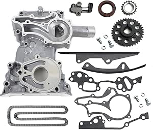 Amazon.com: TIMING COVER CHAIN KIT + 2 HD STEEL GUIDES & BOLTS ...