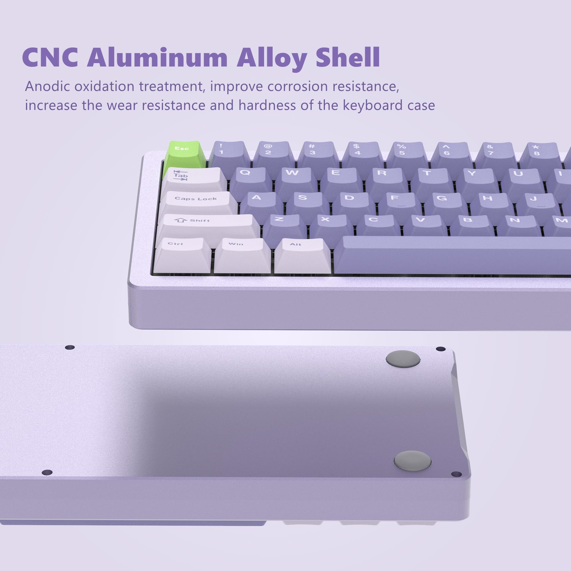 Mua Womier SK71 75% Gaming Keyboard, Aluminum Alloy Shell Wireless ...
