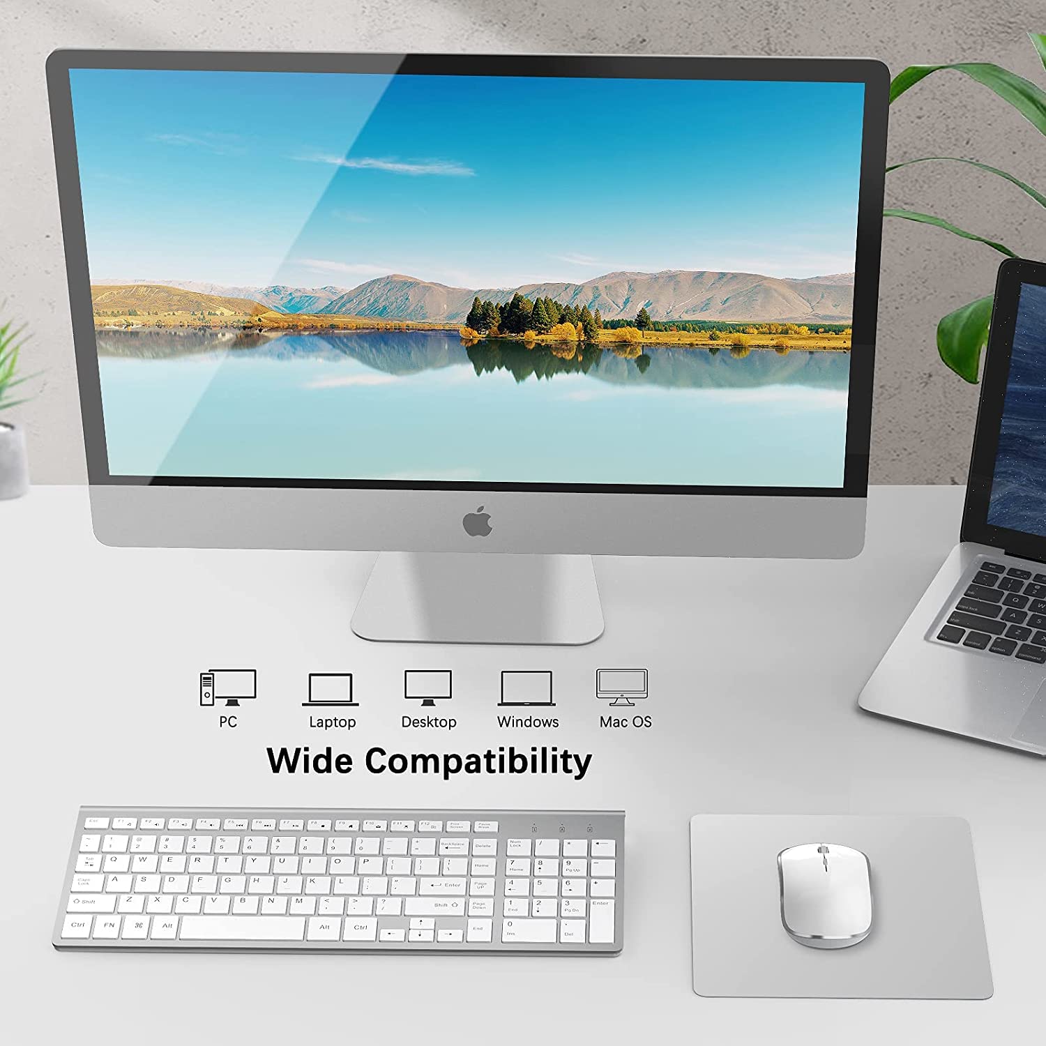 Mua Wireless Keyboard and Mouse,J JOYACCESS USB Slim Wireless Keyboard ...