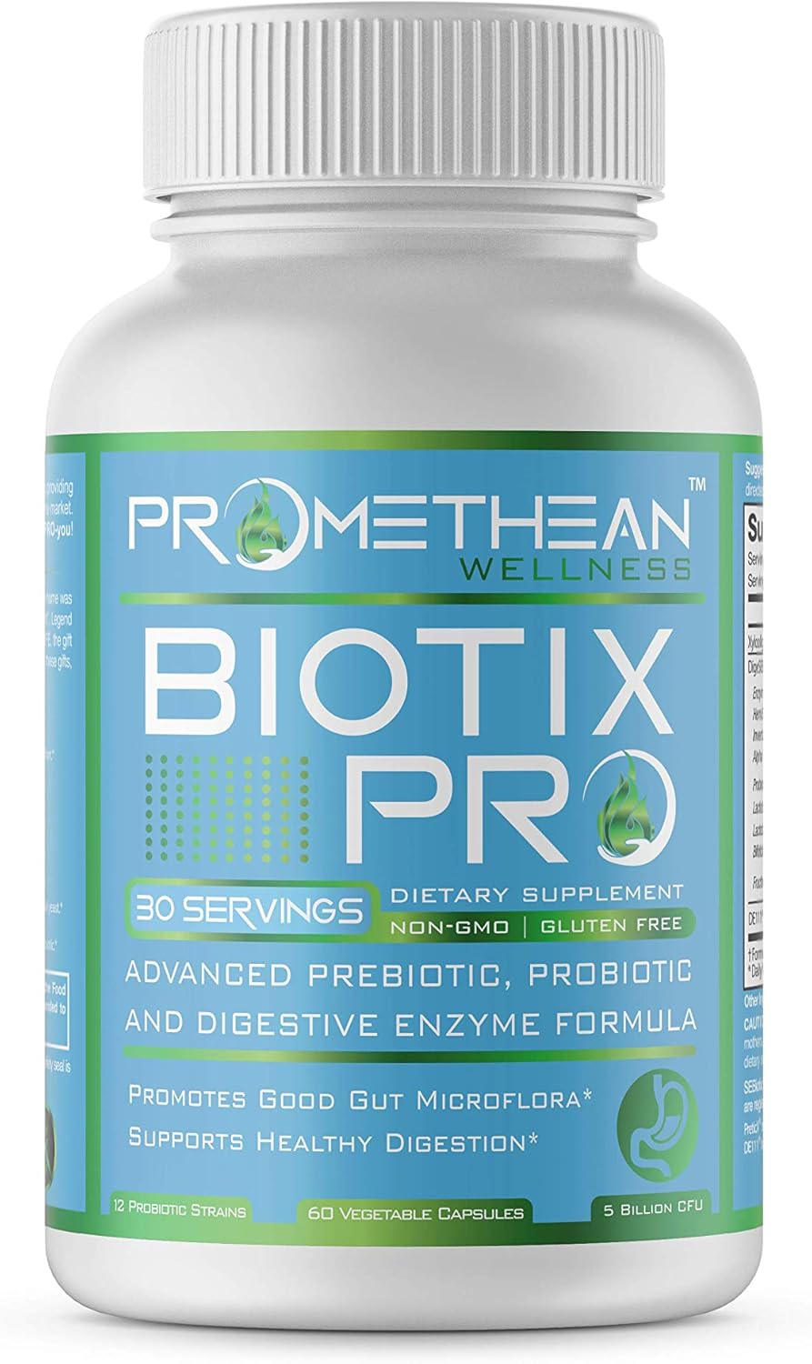 Купить Пробиотики Undisclosed Biotix PRO Advanced Prebiotics and PRObiotics Plus Digestive ...