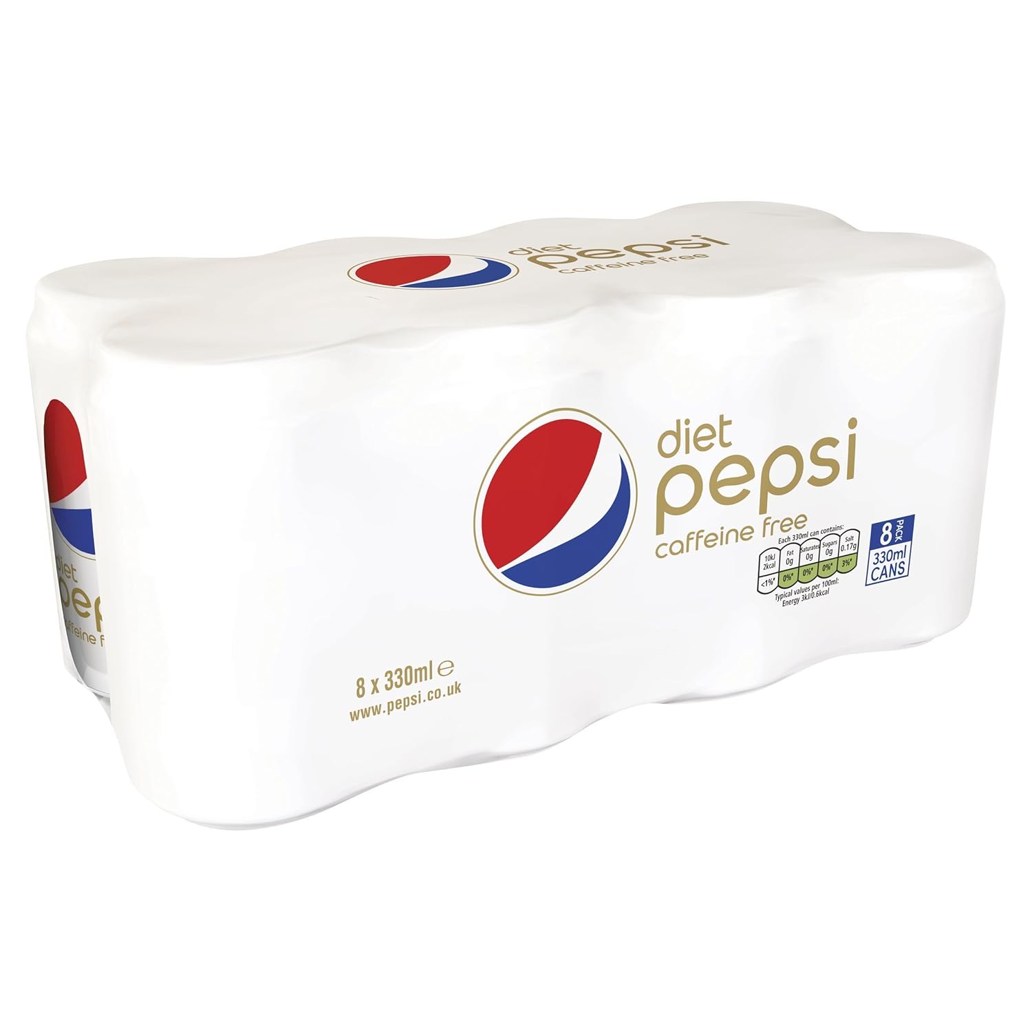 Pepsi Caffeine Free, 330 ml (Pack of 8): Amazon.co.uk: Prime Pantry