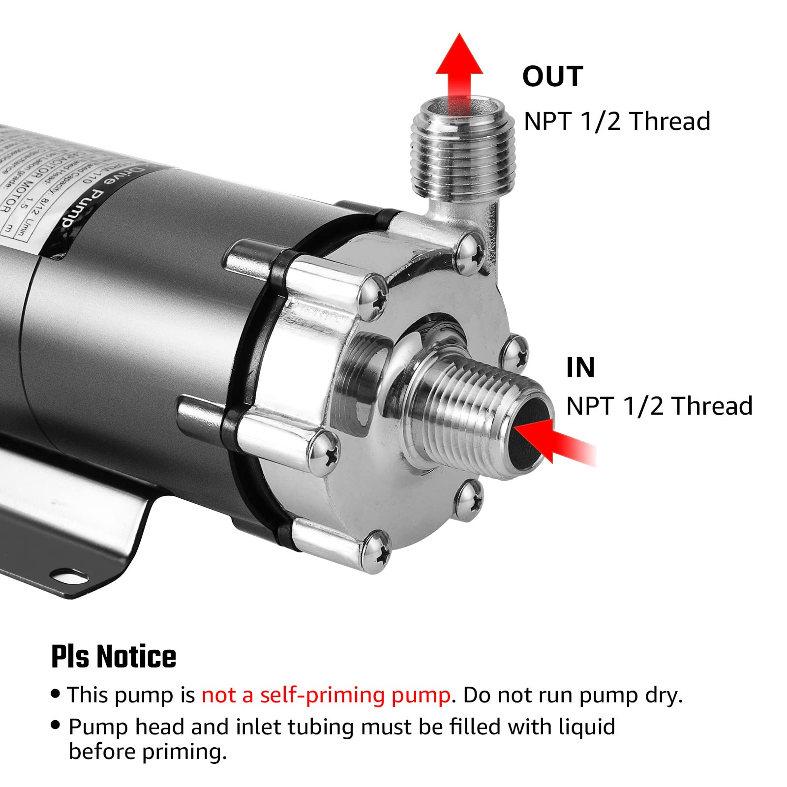 Mua Wort Pump High Temp Brewing Pump Food Grade Pump Stainless Steel ...