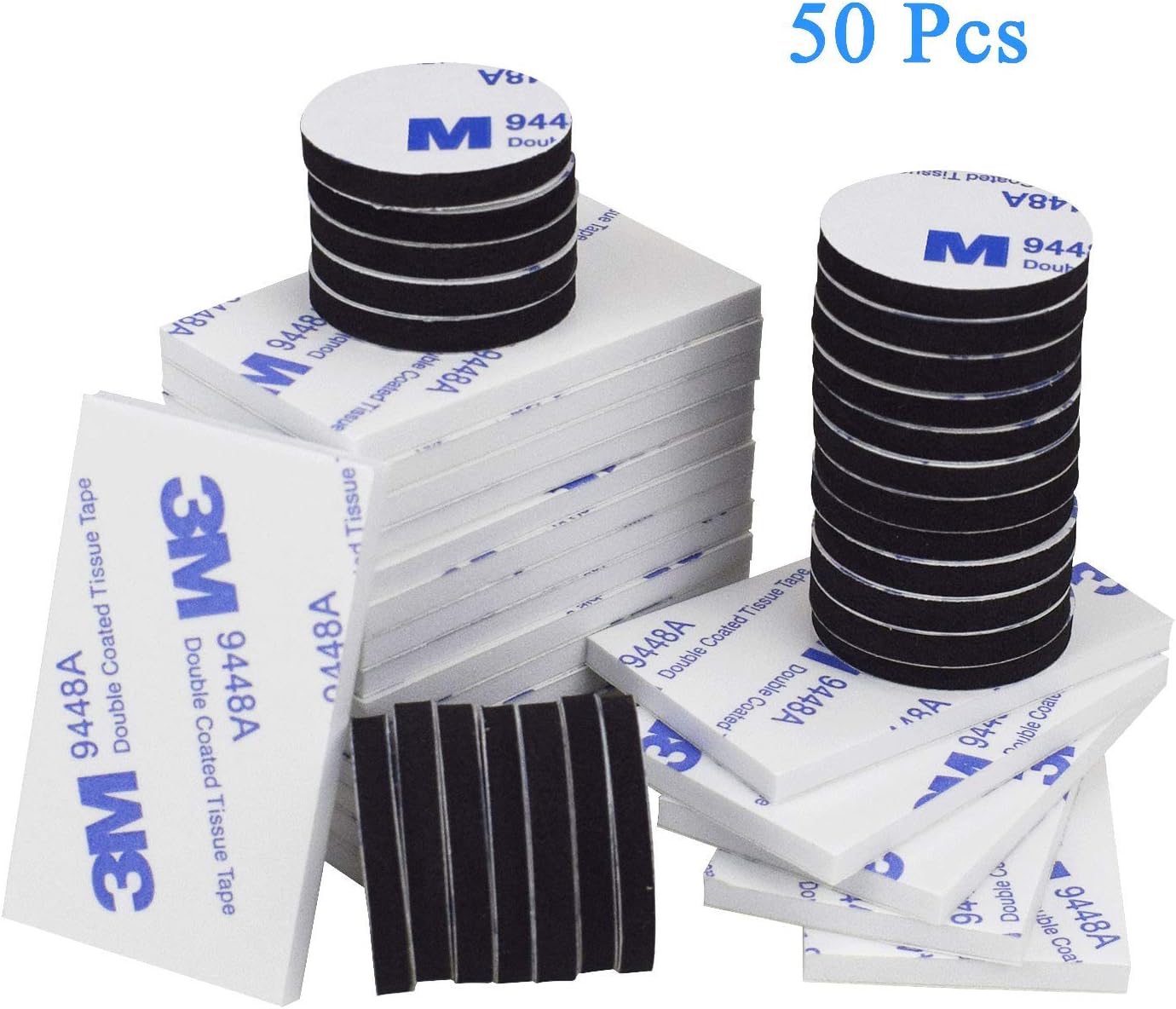 Double Sided Adhesive Pads 50 Pcs Double Sticky Pads Strong Mounting double-sided-adhesive-pads-50-pcs-double-sticky-pads-strong-mounting