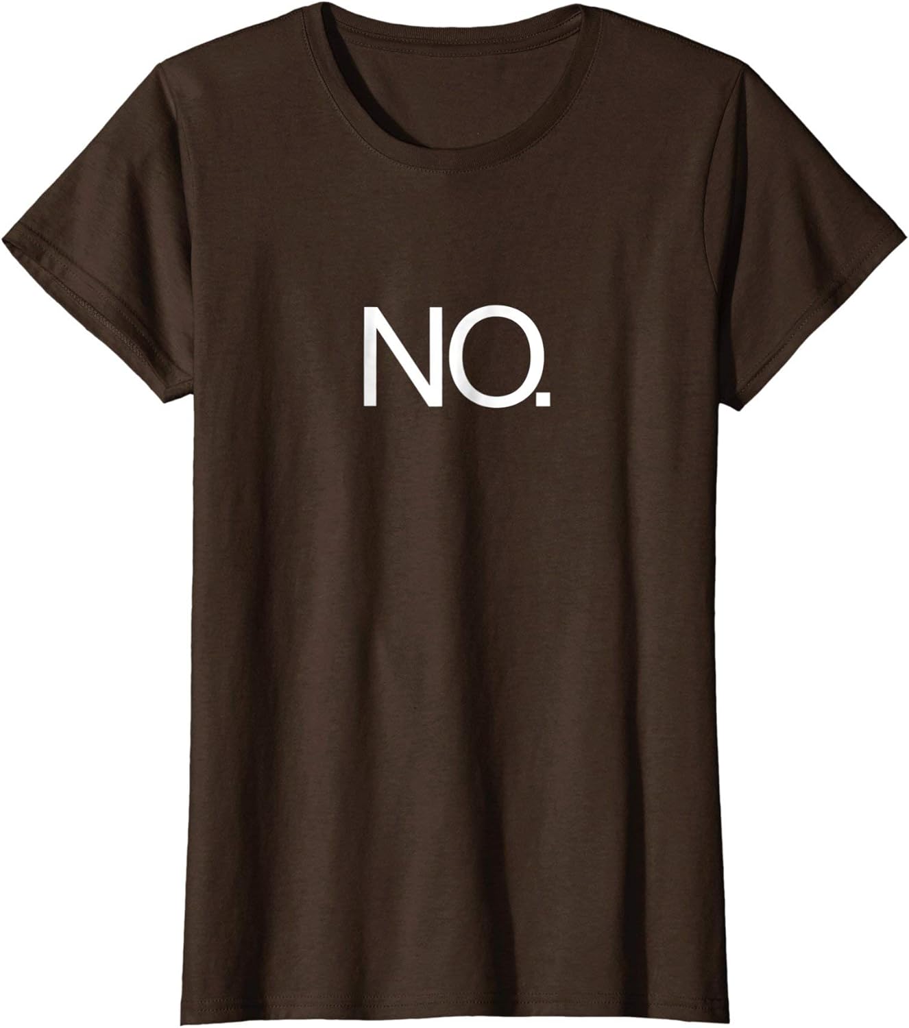 Amazon.com: NO T-Shirt Just simply NO. Great Funny Tee that says NO ...