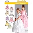 Amazon.com: Simplicity Sewing Pattern 4764 Child Special Occasion ...