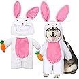 Amazon.com : Huhumy Walking Bunny Pet Costume Funny Easter Bunny Dog ...