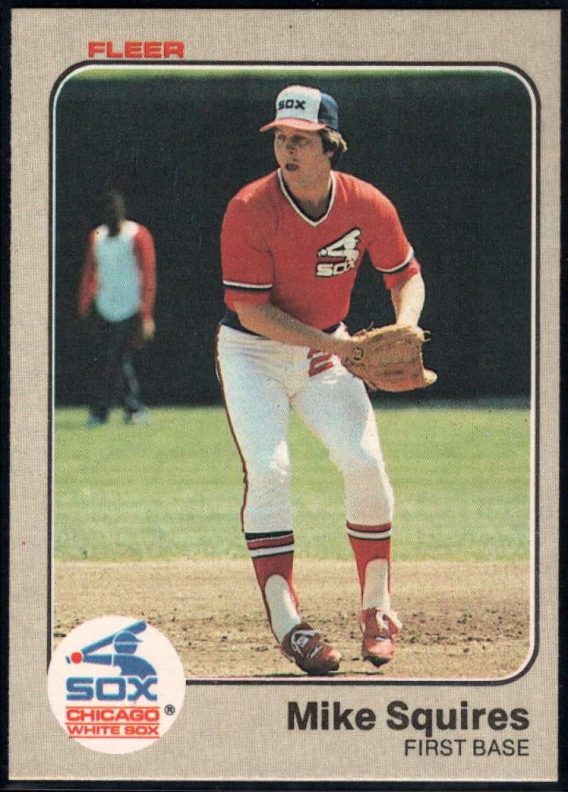Amazon.com: Baseball MLB 1983 Fleer #250 Mike Squires White Sox ...