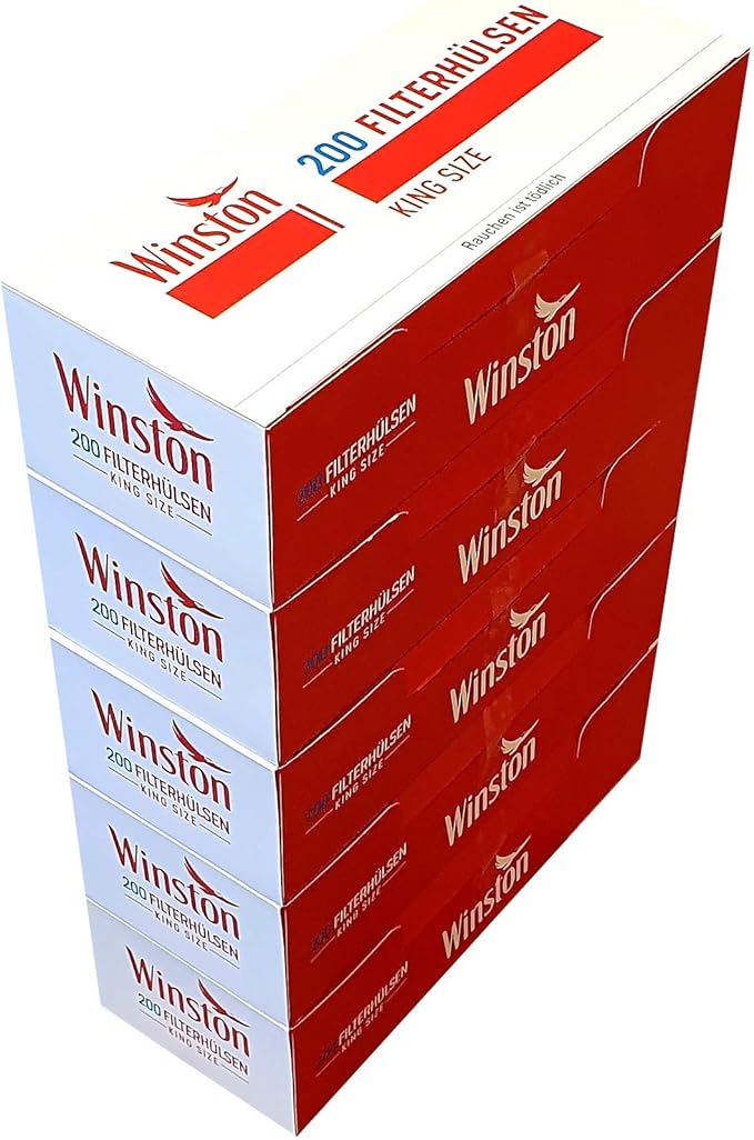 Winston 1000 (5x200) (Cigarette Tubes) ? Cigarette Filter Tubes: Amazon ...
