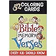 52 Coloring Cards for Kids: Bible Memory Verses Every Kid Should Know ...