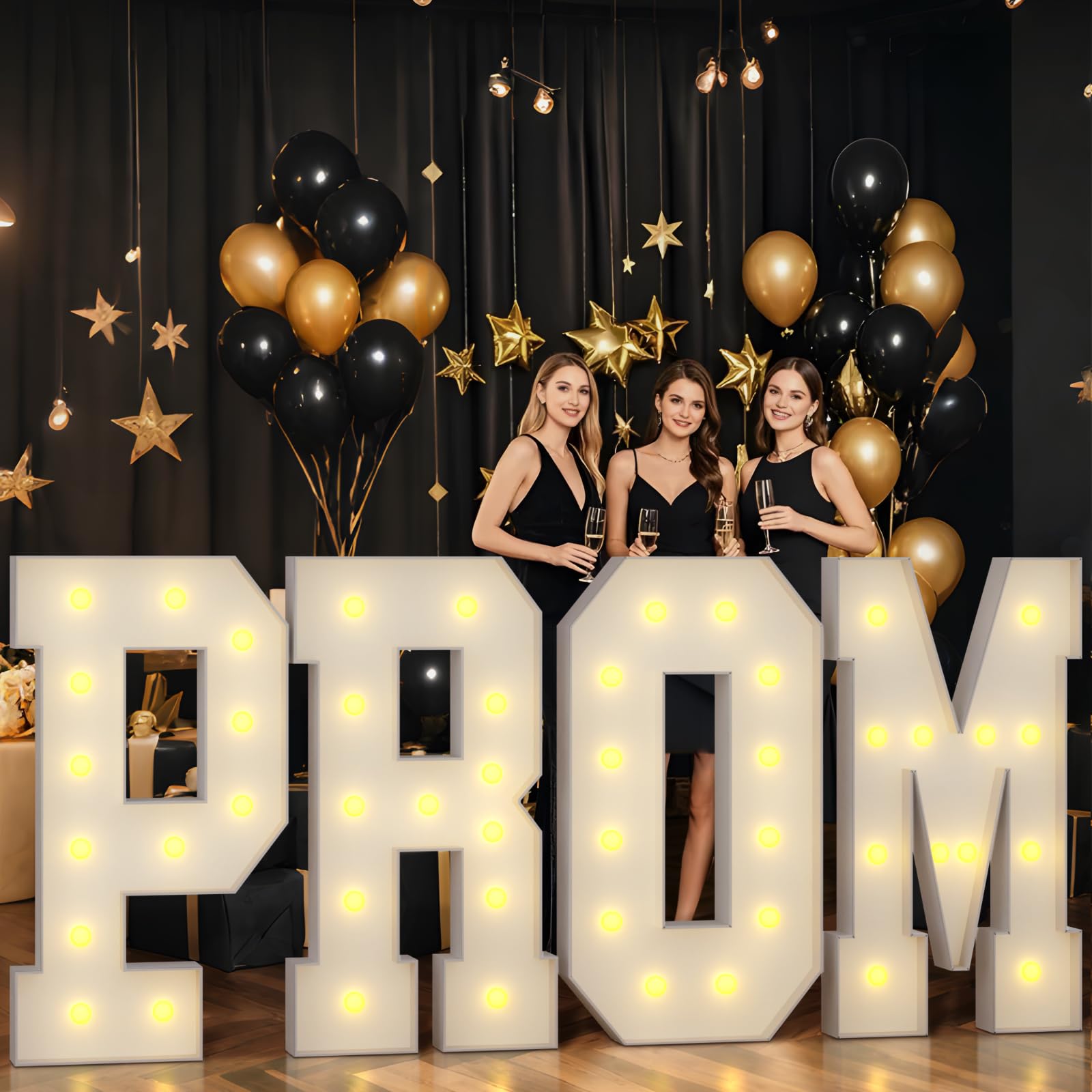 Graduation Decorations 2025, 4 FT Marquee Letters Prom Decorations 2025 ...