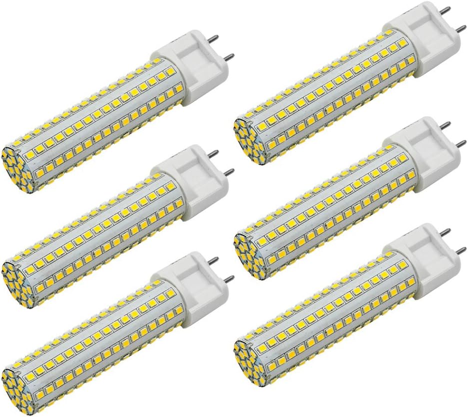 MENGS 6 Stück G12 LED Lampe 15W AC 85-265V Kaltweiß 6500K 144X2835 SMD ...