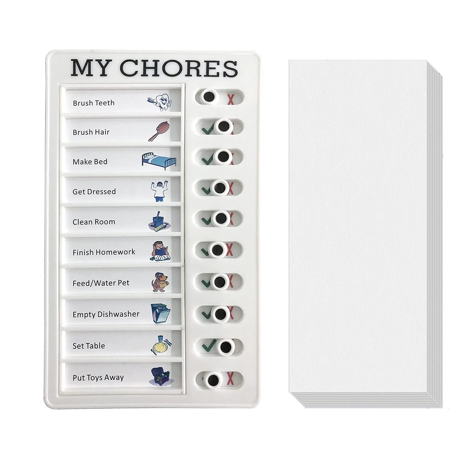 Mua Chore Chart for Kids, My Chores Checklist Board, Chore Chart Multiple Kids, Memo Checklist ...