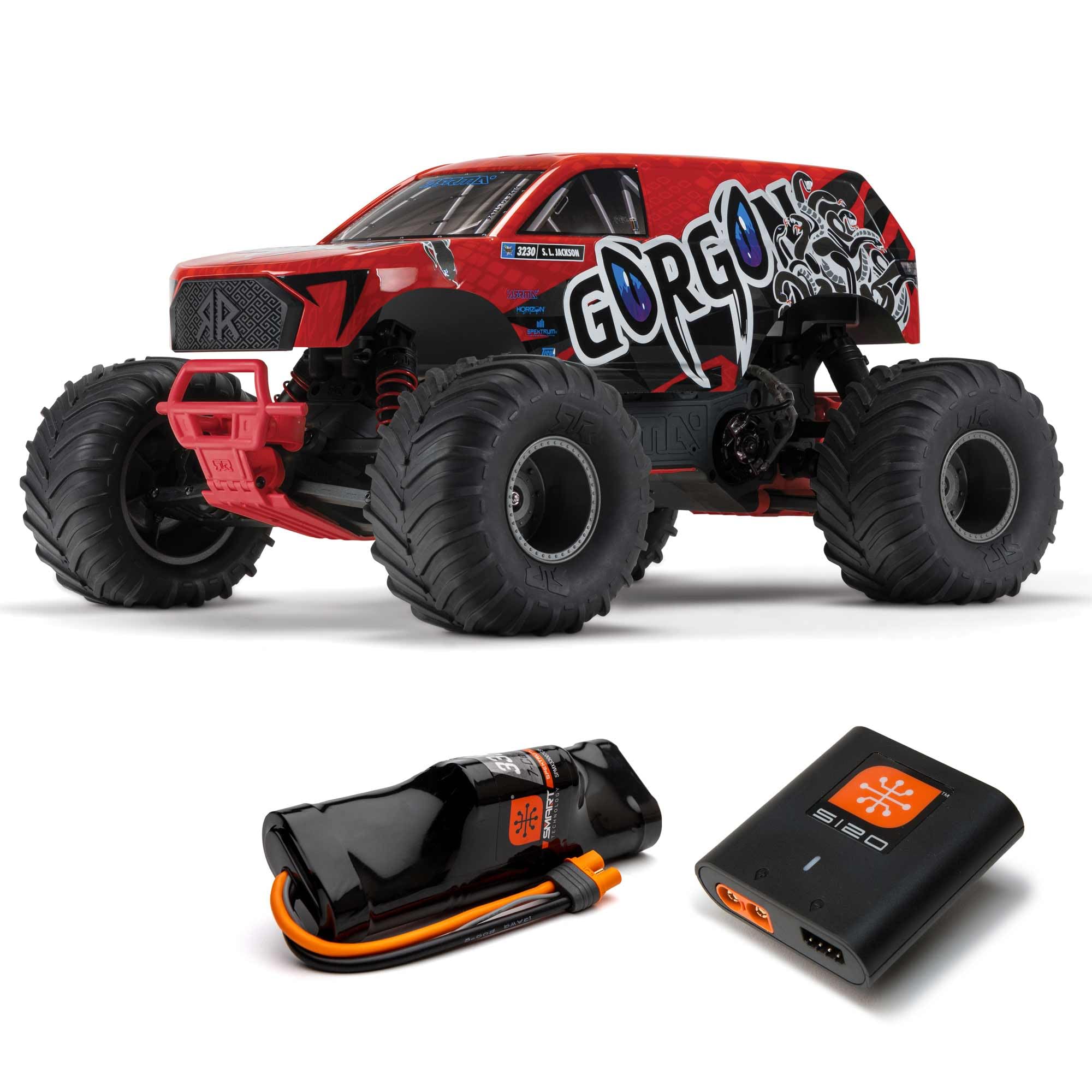 ARRMA RC Truck Gorgon 2 Wheel Drive MT 1/10 RTR (Ready-to-Run Battery ...