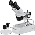 Amazon.com: AmScope SE305R-PZ Forward Binocular Stereo Microscope, WF10x and WF20x Eyepieces ...