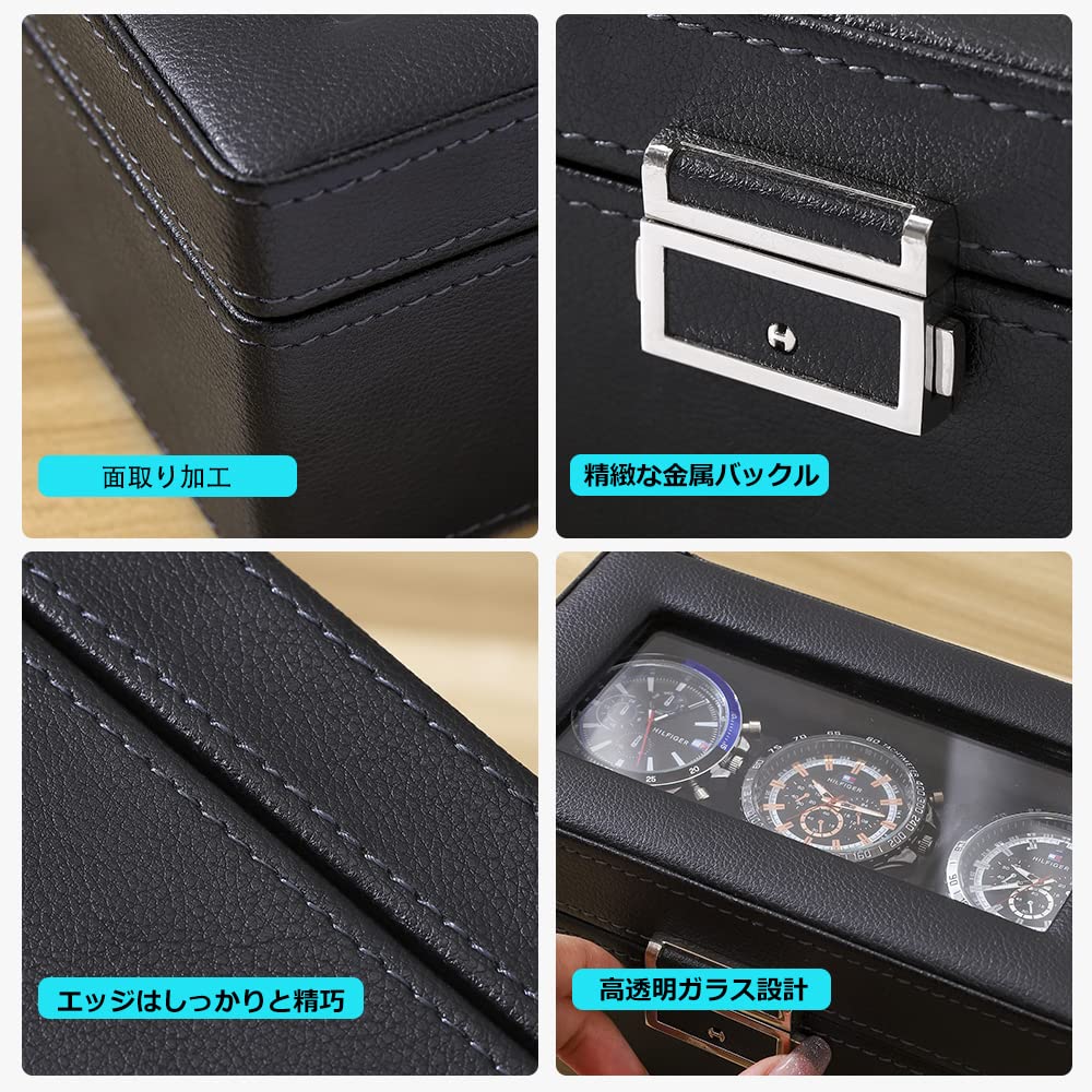 Mua Anyasun Watch Case 6 Pcs Watch Storage Box Luxury Watch Collection ...