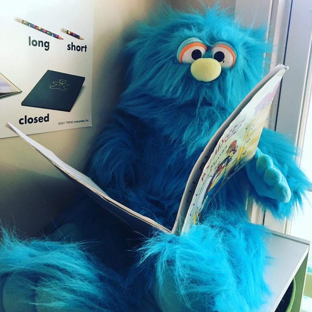 $10/mo - Finance 30" Blue Monster Puppet, Full Body Ventriloquist Style ...