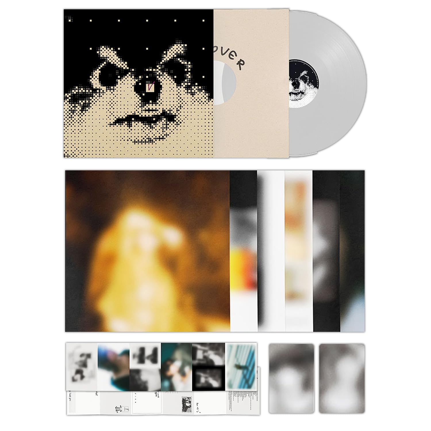 V - [Layover] (LP Ver.) Outer Sleeve + Inner Sleeve + Vinyl + Poster ...