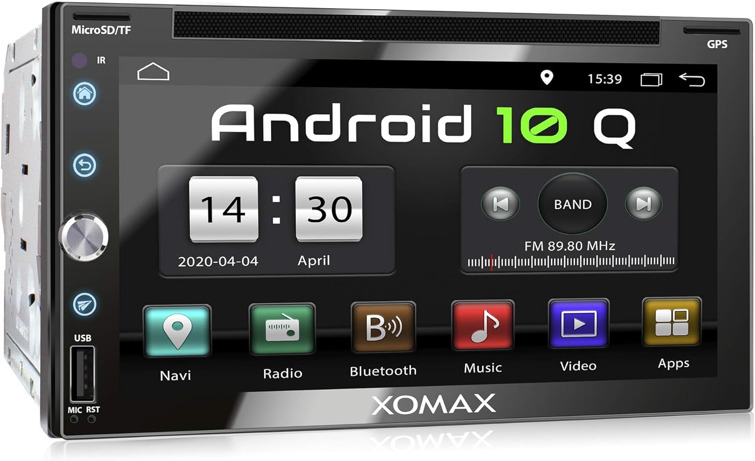 XOMAX XM-2DA6908 Autoradio mit Android 10, Quad Core, 2GB RAM, 32GB ROM ...