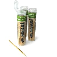 Amazon.com: Preserve Flavored Toothpicks, Mint Tea Tree, 3 Count ...