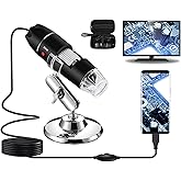 Amazon.com : Jiusion WiFi USB Digital Handheld Microscope, 50 to 1000x ...