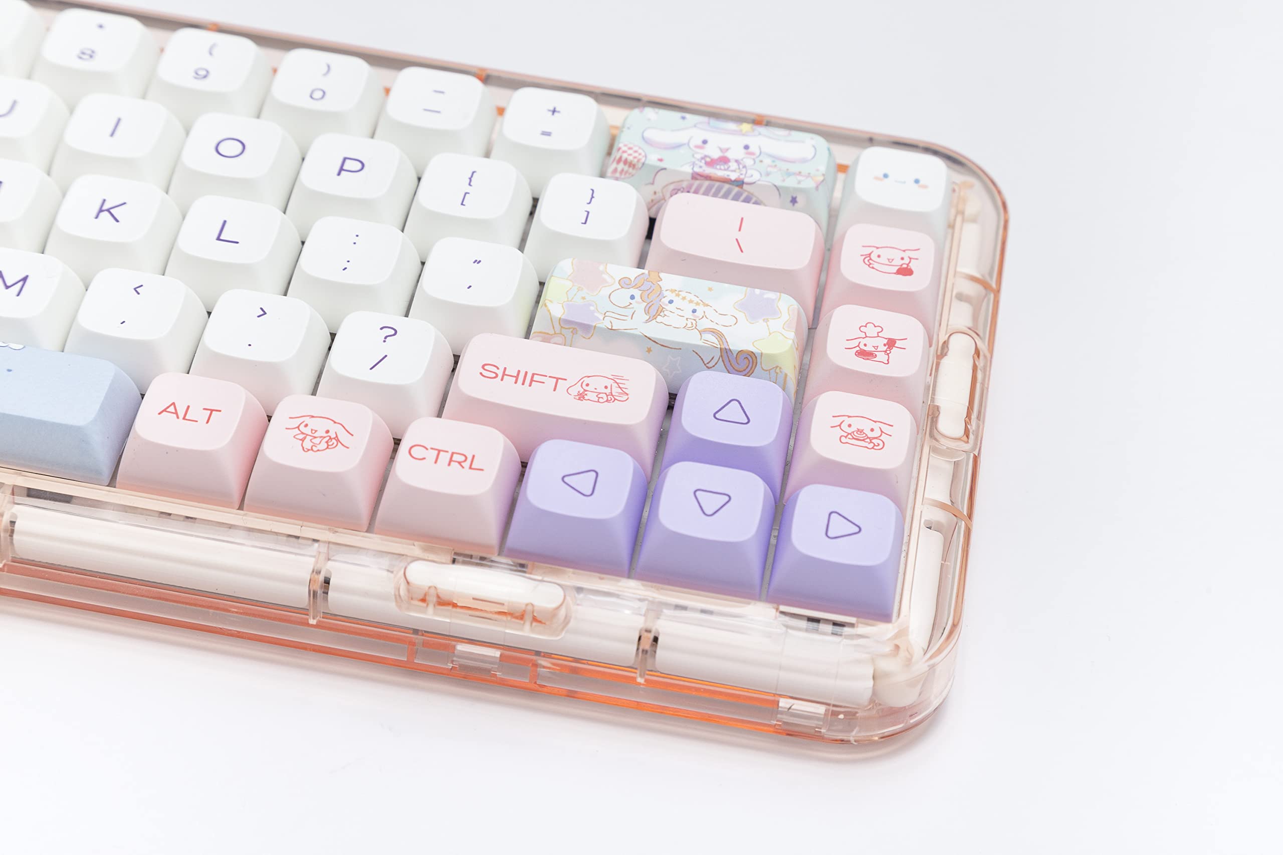 Mua PBT Dye sub Purple Keycap Cute Cartoon XDA keycaps PBT keycap Set ...