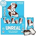 Amazon.com : UNREAL Dark Chocolate Coconut Bars (40 Mini Bars) | Vegan ...