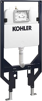 KOHLER K-18829-NA 2" X 4" in-Wall Toilet Tank and Carrier System ...