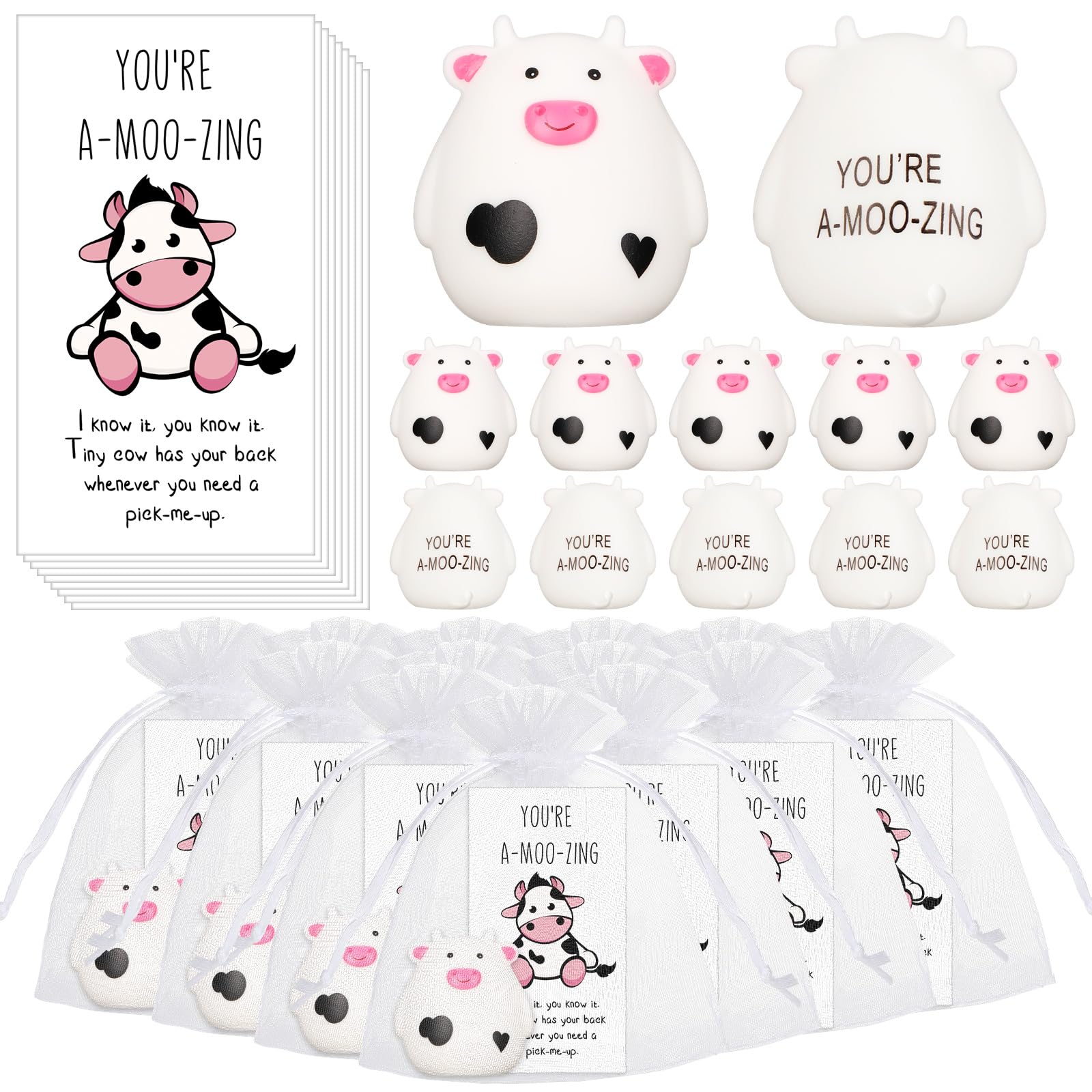 Cholemy 15 Sets Employee Appreciation Gift Include Cow Bath Toy ...