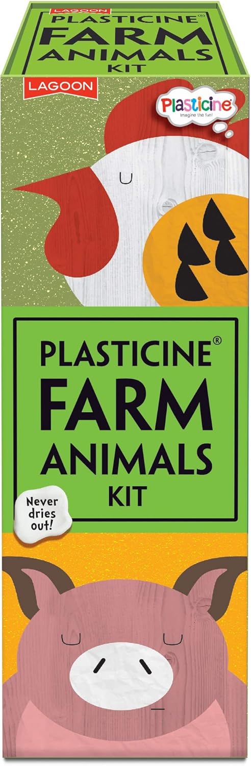 Plasticine Farm Animals Modelling Kit – BigaMart