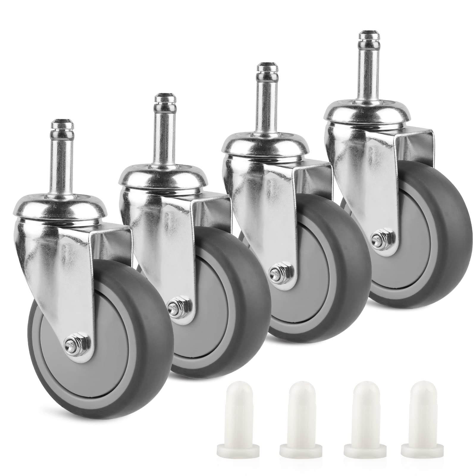 Mua DBREAKS 3-Inch Stem Casters, Heavy Duty TPR Replacement Wheels, Set ...