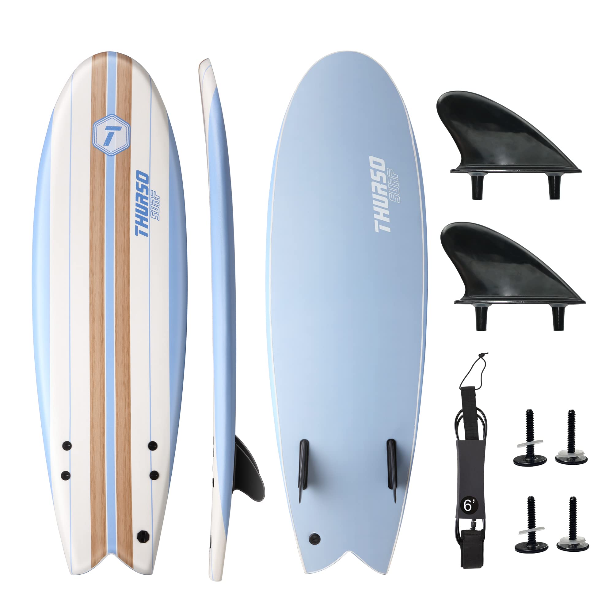 Mua THURSO SURF Lancer 5'10'' Soft Top Foam Surfboard Fish Surf board ...