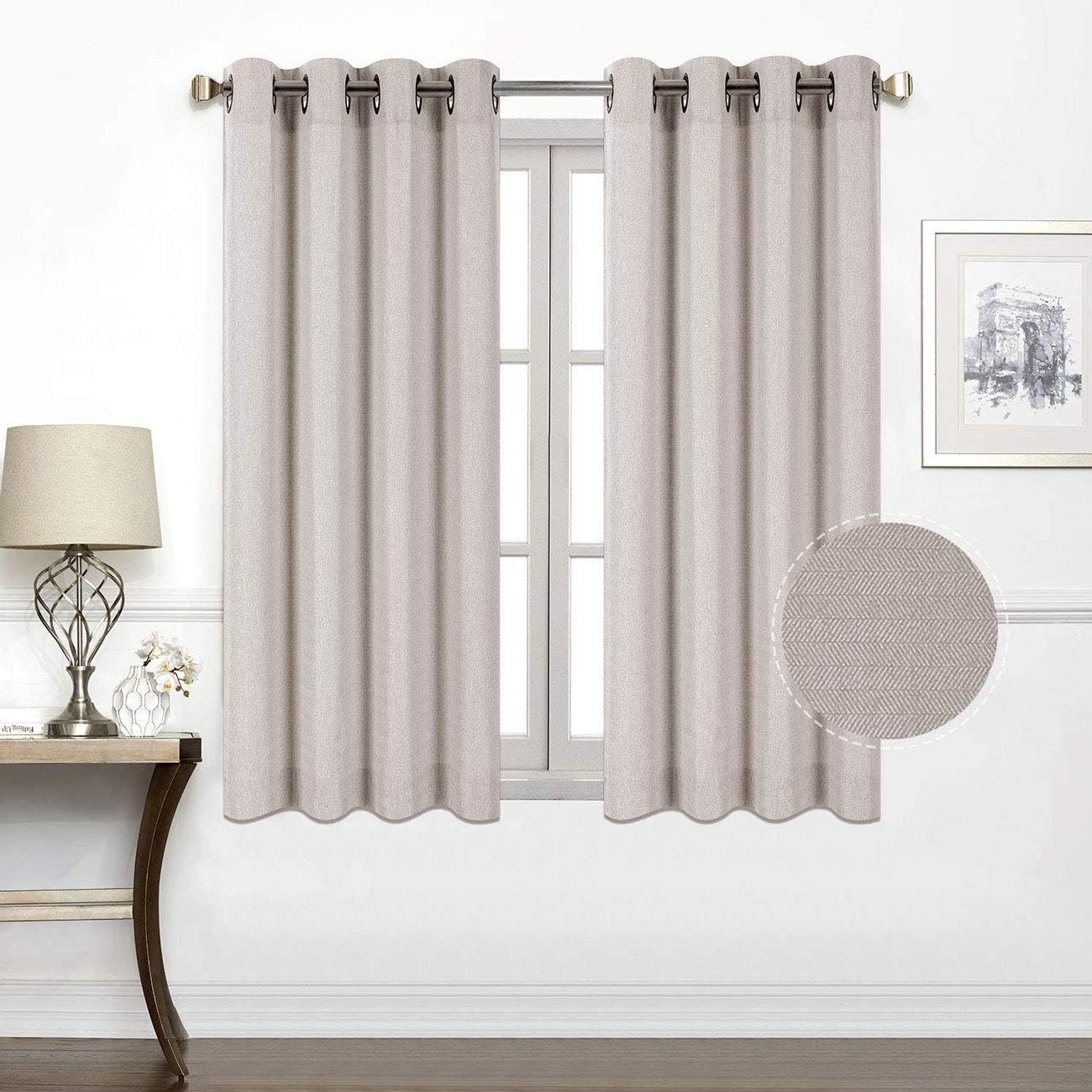 Amazon.com: North Hills Premium Soft Curtains with Cashmere Feel ...