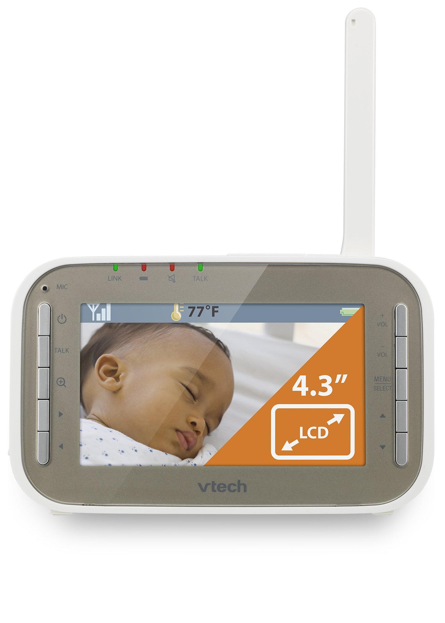 VTech VM343 Video Baby Monitor with Automatic Infrared Night Vision ...