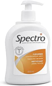Spectro Facial Cleanser for Combination Skin, Fragrance and Dye Free ...