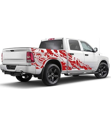 Red Dodge Ram Head Perfect Vinyl Decal Sticker For Your