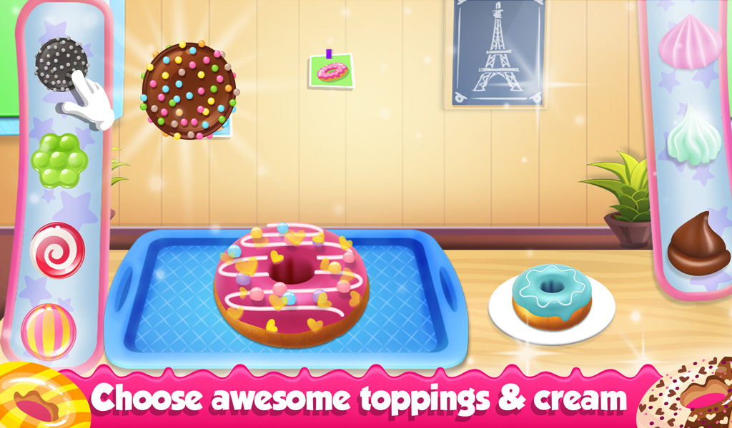 Donuts Factory Baking Game: Crazy Chef Donut Cooking Games:Amazon.com ...