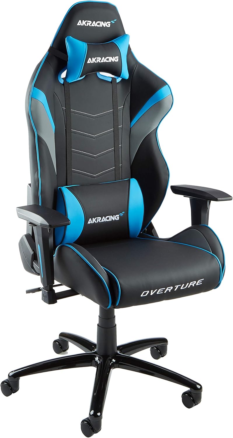 AK Racing Overture – Ergonomic Chair Blue: Amazon.co.uk: Office Products